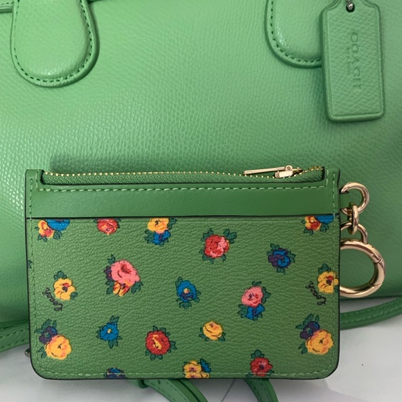 Coach | Bags | Coach Floral Mini Vintage Rose Print Card Holder | Poshmark